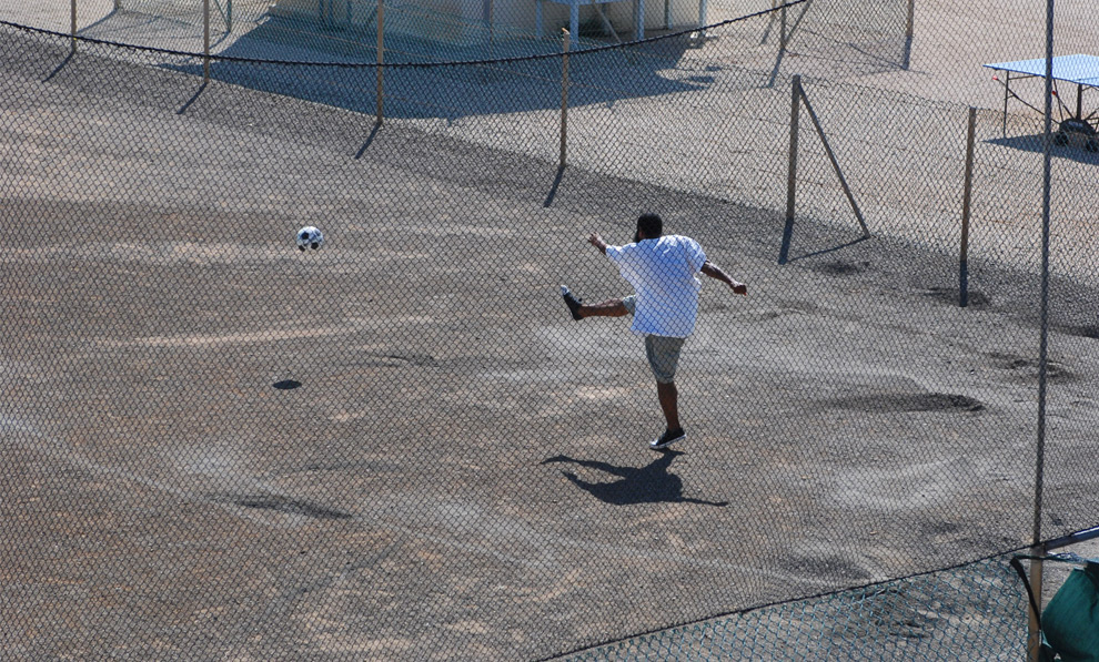 recreation yard | Prison Photography