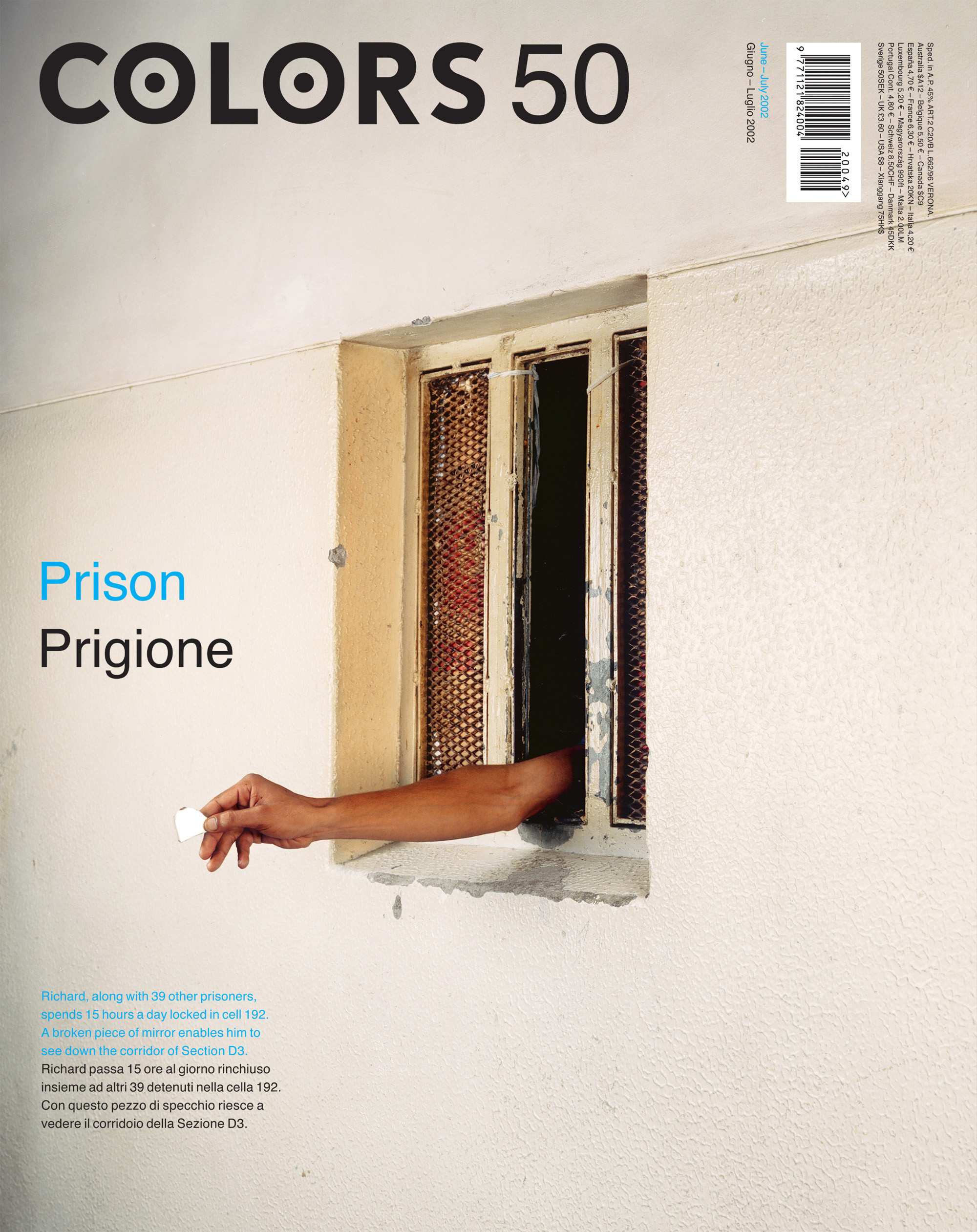 ‘PRISON/PRIGIONE’: COLORS #50, June 2002 | Prison Photography