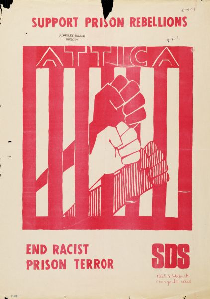 ‘Support Prison Rebellions’ Poster, on the 40th Anniversary of the ...
