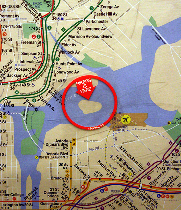 Why No Rikers Island on the NYC Subway Map? | Prison Photography